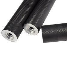 China Heat Resistant Carbon Fiber Rubber Roller Smooth Finish Anilox Printing Corrosion Resistance for sale