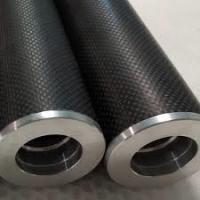 China Lightweight Printing Equipment Carbon Fiber Anilox Roller Cell Volume Anilox Flexo for sale