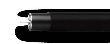 China Smooth Surface Carbon Fiber Anilox Fiber Rollers Black Anilox Rollers For Flexo Printing for sale