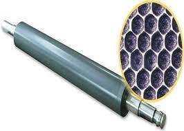 China Custom Diameter Steel Anilox Rollers 45# Steel For Flexo Printing Tungsten Carbide for sale