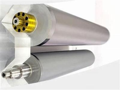 China HRC62 Corrugated Anilox Roller Trihelcal Cell Shape  Printing Anilox Coater for sale
