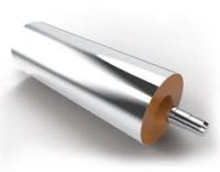 China Flexographic Printers Mirror Anilox Roller Ceramic Glossy Chrome Anilox Roller for sale
