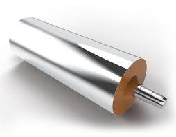 China Flexographic Printers Mirror Anilox Roller Ceramic Glossy Chrome Anilox Roller for sale
