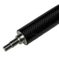 China Wear Resistance Mirror Carbon Fiber Anilox Roller Lightweight For Flexographic Printers for sale