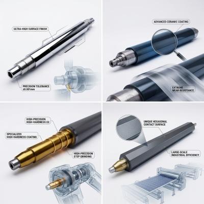 China Max Diameter 750 Mm Ceramic Anilox Roller Developed for speed Printing Presses Providing Ink Delivery and Long Service Life for sale