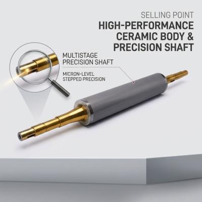 China ART Cell Ceramic Anilox Roller Custom Cell Depth 5-100 Microns Flexographic Printing Anilox Roll for sale