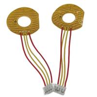 China 12V Defrost Pi Film Heater Round Shape For Car Rearview Mirror Defogging for sale