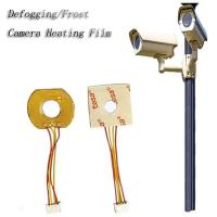 China 12V Defrost Pi Film Heater Round Shape For Car Rearview Mirror Defogging for sale