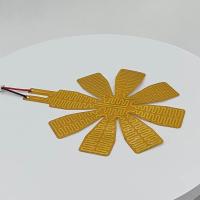 China Fast Heating Infrared Flexible Heating Pad Yellow Color Multifunctional for sale