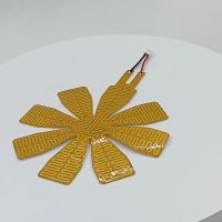 China Fast Heating Infrared Flexible Heating Pad Yellow Color Multifunctional for sale