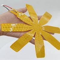 China Fast Heating Infrared Flexible Heating Pad Yellow Color Multifunctional for sale