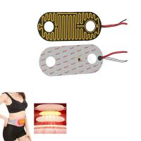 China Polyimide Flexible Heating Pad , Thin Film Heating Element For Warm Palace Belt for sale