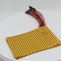 China 100×150mm Thin Film Heating Element PI Polyimide Material For Oil Tank Bottom Shell for sale