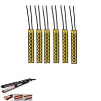 China Electric Polyimide Heater Element Yellow Black Color For Hair Straightener for sale