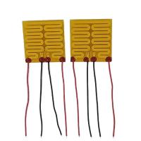 China Electric Polyimide Heater Element Yellow Black Color For Hair Straightener for sale