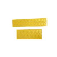 China Electric Polyimide Heater Element Yellow Black Color For Hair Straightener for sale