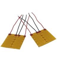 China Electric Polyimide Heater Element Yellow Black Color For Hair Straightener for sale