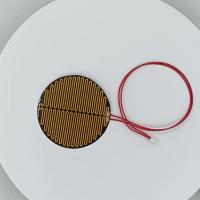 China Graphene PI Far Infrared Heating Film 80mm Round With Accurate Temperature Control for sale