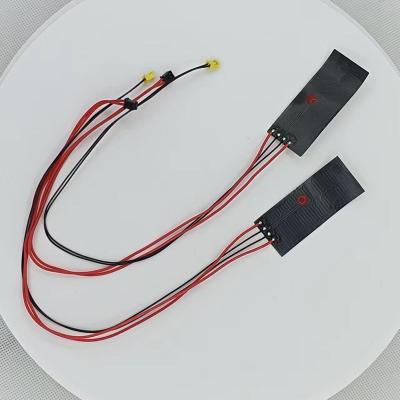 China Custom Electric Polyimide Heating Film With Yellow Black Color for sale