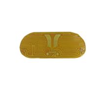 China Constant Temperature Polyimide Heater Element Film 12 Volt For Electric Belt Massager for sale