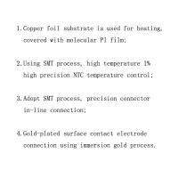 China 1.5V Polyimide Heater Element , Flexible Type C USB Heating Film With Special Shape for sale