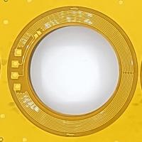 China 5V 12V 24V Polyimide Heater Element , Polyimide Foil Heater With Special Shape for sale