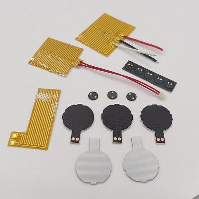 China Thin Graphene Polyimide Heater Element With Yellow Black Color for sale