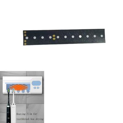 China Temperature Control Flexible Heating Film For Disinfection Toothbrush Box OEM for sale