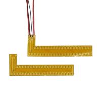 China Customised Flexible Film Heater L Shape CE Certified PI Heating Film for sale