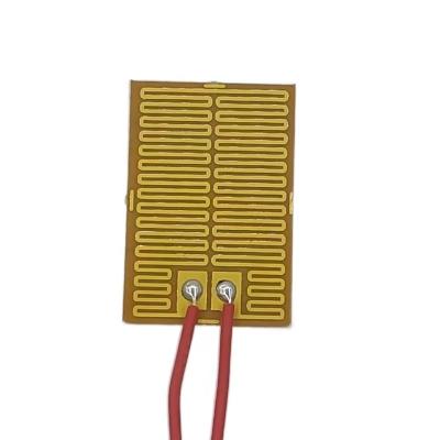 China Flexible Heating Element PI Film Heater Yellow/Black Customized For Heated Object for sale