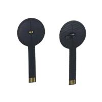 China Custom Kapton Heating Pad with Gold Finger Terminal Thin Film Heater for Devices for sale