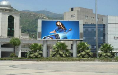 China DIP P20 Outdoor Full Color LED Display IP65 Waterproof 5500cd Brightness 100000h Lifespan for sale