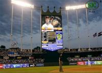 China Waterproof Outdoor LED Display P10 160x160mm 8000cd/m² 6500K-9500K Full Color Screen for sale