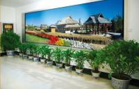 China Flexible Indoor Full Color LED Display P4 128x128mm SMD 2121 Light Weight Curtain Screen for sale