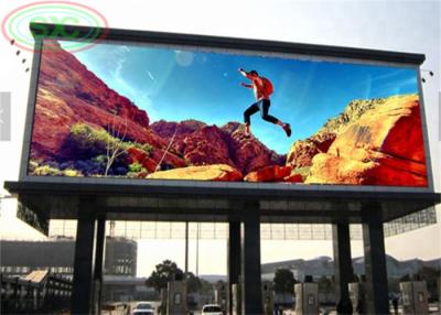 China P10 Outdoor LED Billboard Display - 10mm Pixel Pitch, 7000 Nits Brightness for Stadium Applications for sale