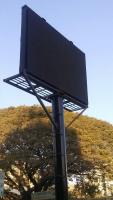 China Outdoor P10 LED Video Wall 960x960mm Iron Cabinet Column Mounted Display 8000cd Brightness for sale