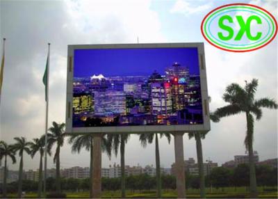 China P10 RGB Outdoor WiFi Advertising LED Screen 8000cd Brightness 10000pixels per sqm for sale