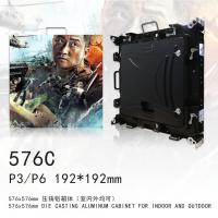 China P3 Indoor Rental LED Screen Die Casting Aluminium Cabinet 576x576mm 4K Resolution IP43 for sale