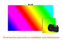 China Indoor P1.875 SMD LED Screen 480x480mm Die Casting Aluminum Cabinet 3840Hz for sale