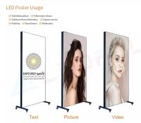 China Indoor P1.8 P2 P2.5 Digital Advertising LED Poster Mirror Display Screen 960x1920mm for sale