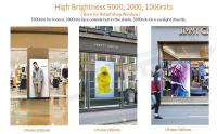 China Indoor P1.8 P2 P2.5 Digital Advertising LED Poster Mirror Display Screen 960x1920mm for sale