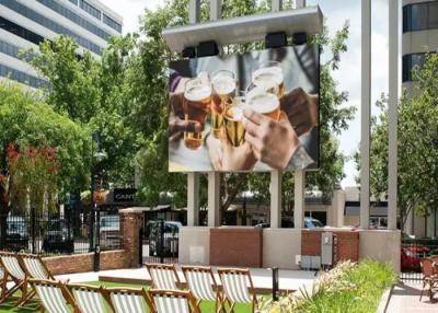 China P5.95 Outdoor Seamless LED Video Wall 500x1000mm Advertising Display Screen for sale