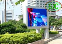 China Commercial P10 Full Color LED Advertising Screen Outdoor 8000cd 160x160mm for sale