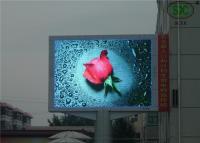 China P10 DIP Outdoor Advertising LED Screen 8000cd Brightness 10000pixels Density for Airport Bus Station Mall for sale