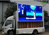 China Mobile Trailer LED Video Billboard Vehicle SMD3528 IP67 Pixels 8mm for sale