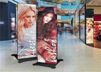 China Floor Standing LED Retail Poster Display Panel Full Colour P3 Epistar Chip for sale