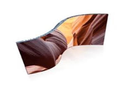 China Smart P3.91 Curved Video Wall Displays Soft Modules For Indoors for sale