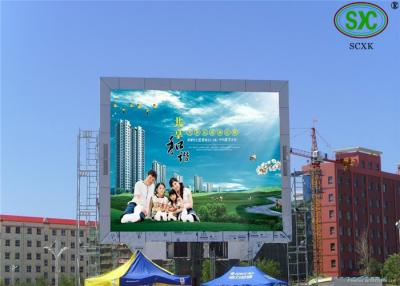 China P10 Outdoor Full Color LED Display 10mm Pixel Pitch with 8000cd/m² Brightness and 100,000 Hour Lifespan for sale