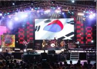 China Die Casting Aluminum Cabinet Indoor Full Color LED Display P3.91 500x1000mm for sale