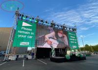 China P6 Outdoor LED Display Screen 6mm Pixel Pitch 6500 cd/m² Brightness IP65 Rated for Exterior Events for sale